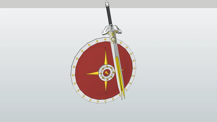 glorified shield and sword | 3D Warehouse