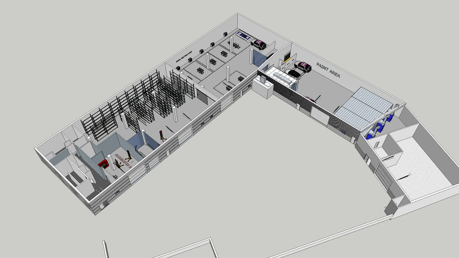 Body & Paint workshop | 3D Warehouse