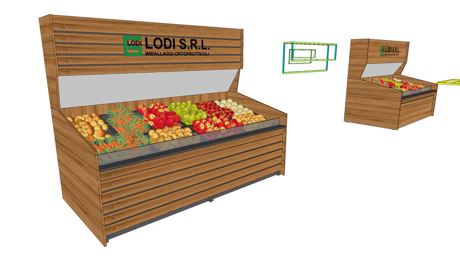 Fruit Display Stand details | 3D Warehouse