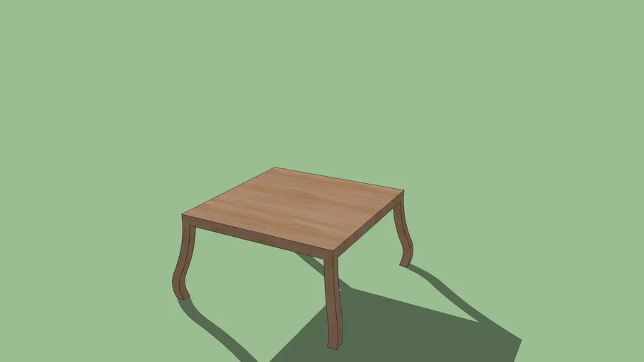 beautiful wooden table | 3D Warehouse