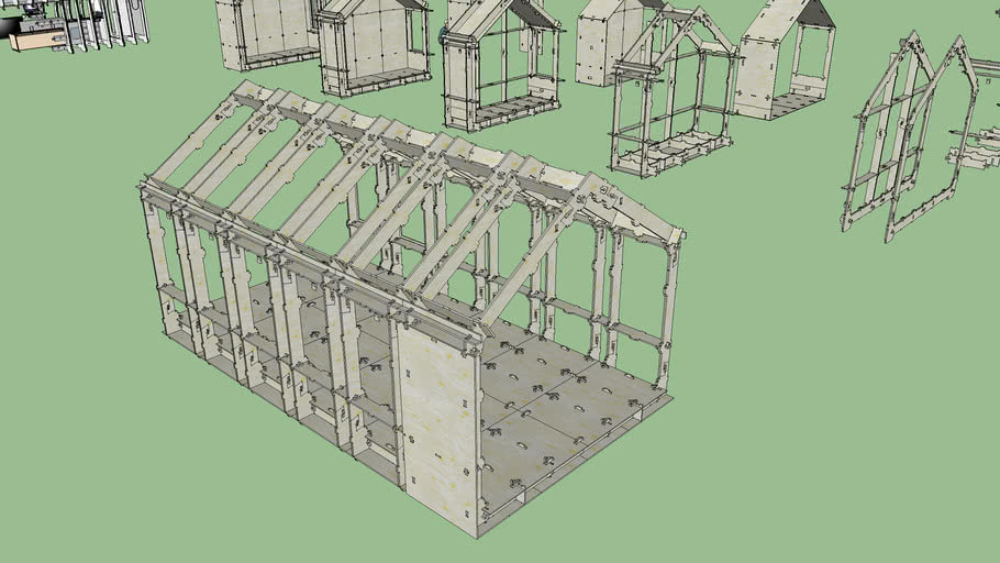 Wikihouse fablab enspavs | 3D Warehouse