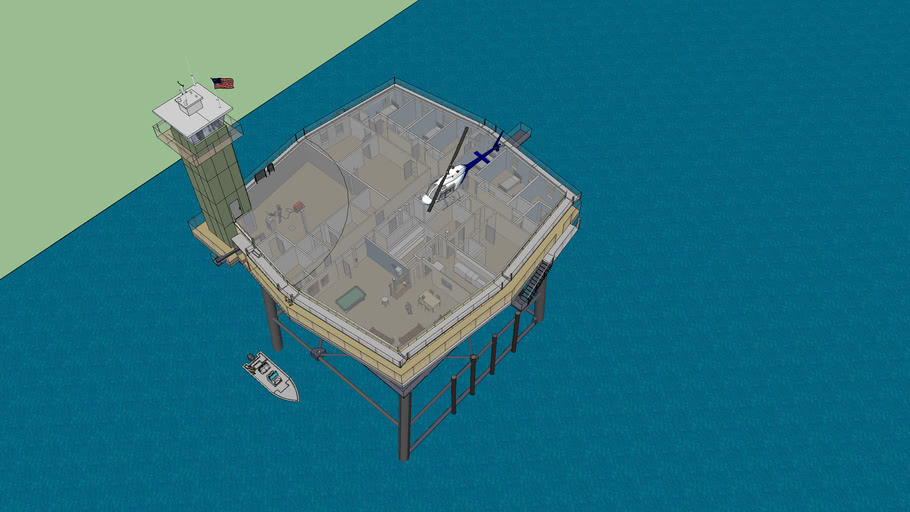 Frying Pan Light Tower | 3D Warehouse