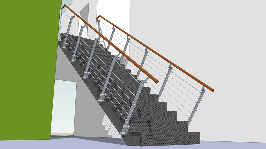 Steel+Stairs.skp | 3D Warehouse