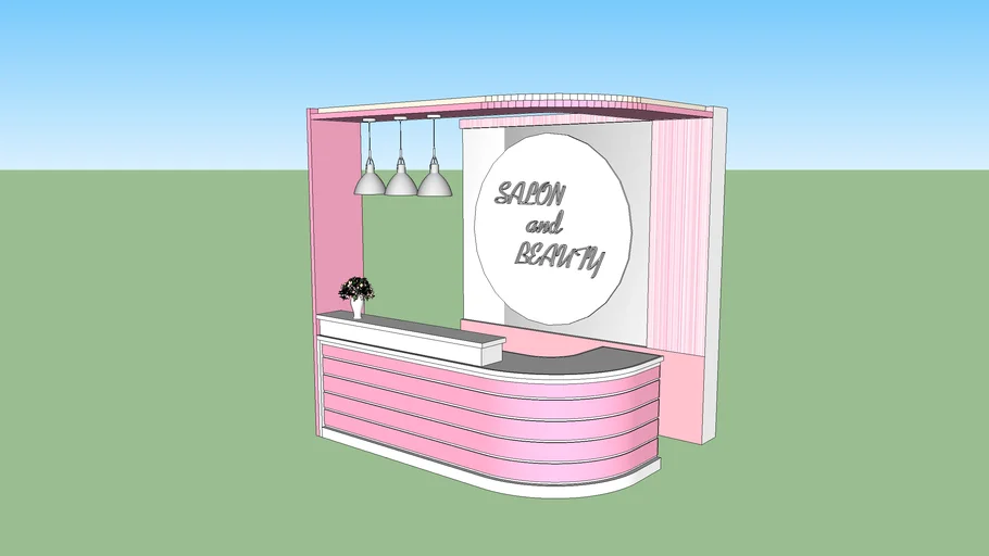 Receptionist Salon | 3D Warehouse