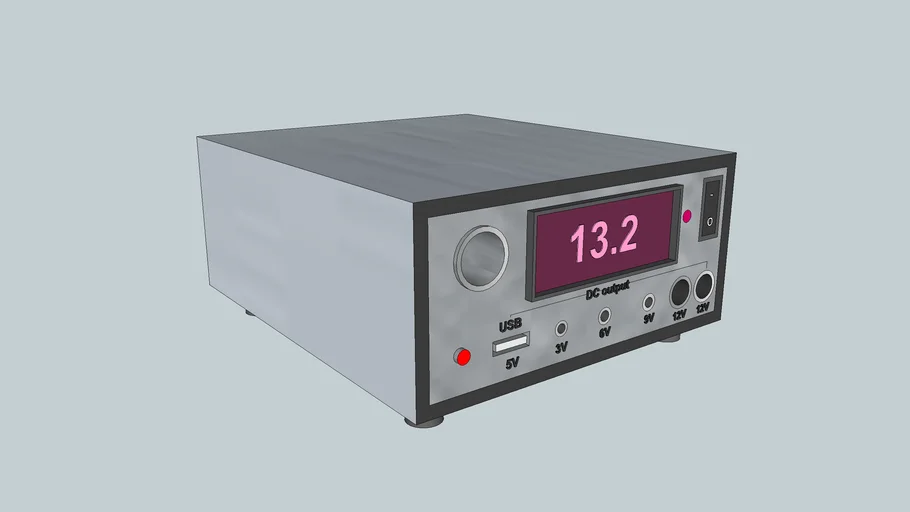 Solar Panel Power Box | 3D Warehouse