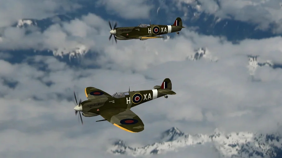 WW2+ROYAL_AIRFORCE+SPITFIRE | 3D Warehouse