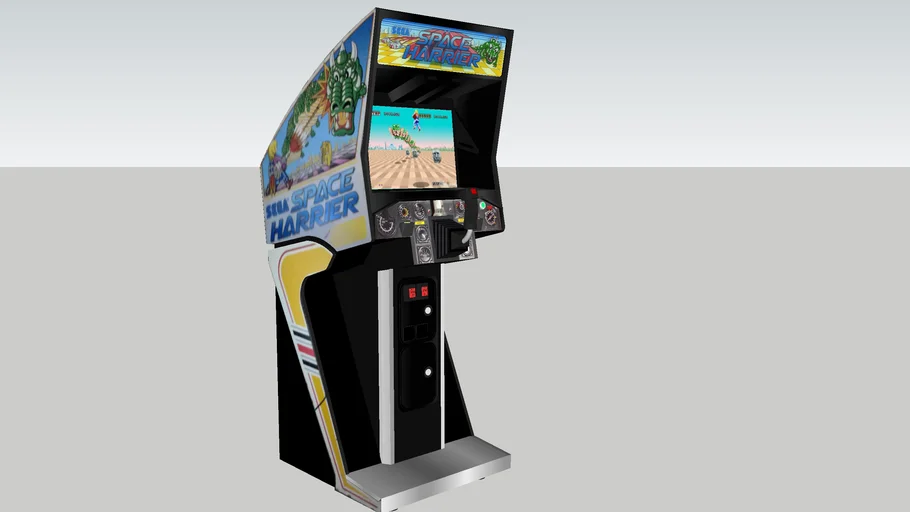 Space Harrier arcade game | 3D Warehouse
