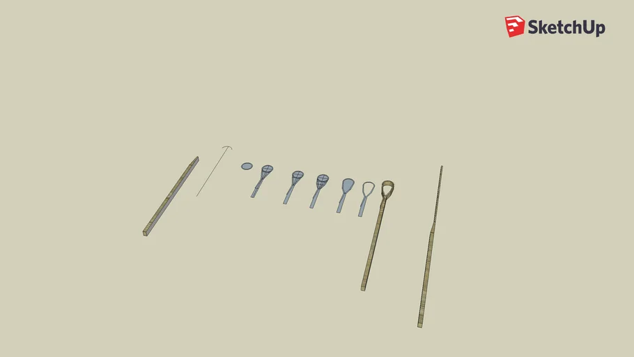 Stickball Sticks | 3D Warehouse