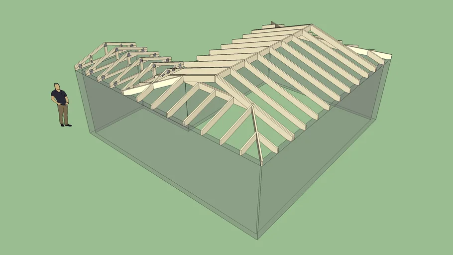 Truss and Rafter Roof | 3D Warehouse