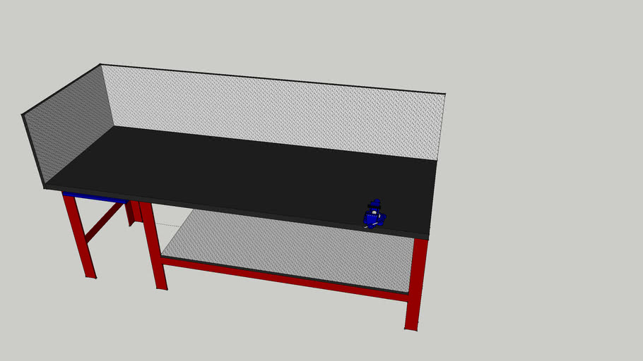 Steel Work Table | 3D Warehouse