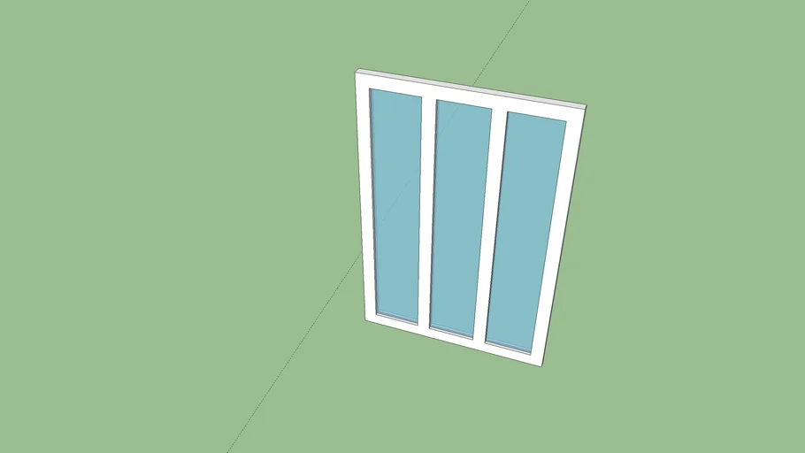 Simple partition glass | 3D Warehouse