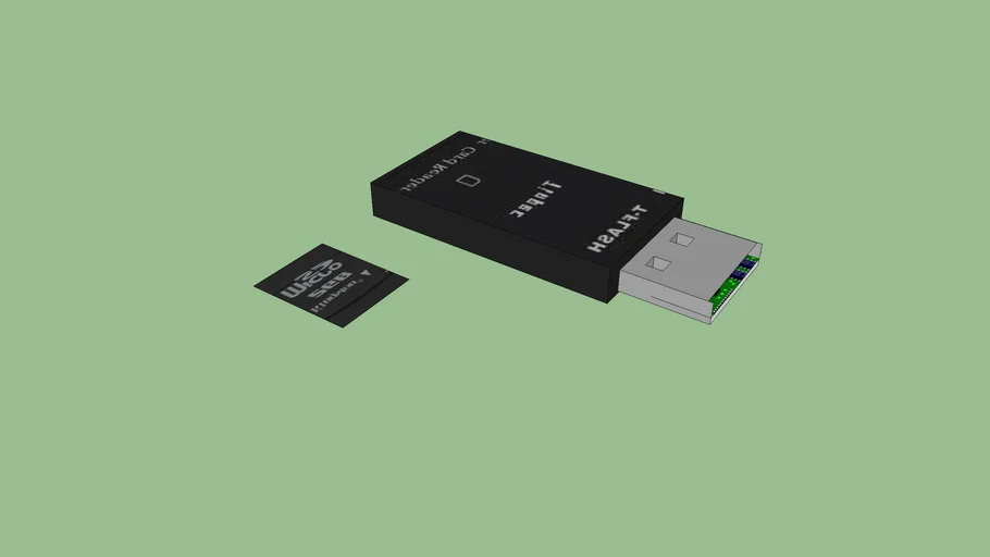 micro sd card reader | 3D Warehouse