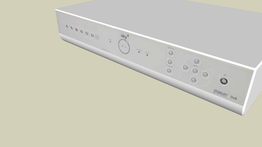 Sky+ Box | 3D Warehouse