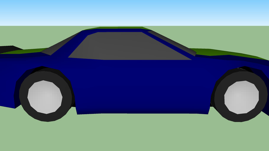 Stock Car (Blue/Green Livery) | 3D Warehouse