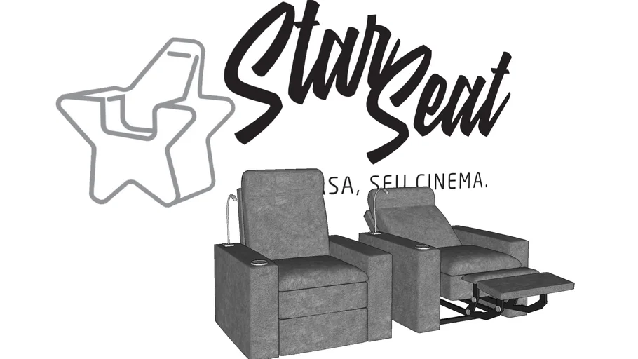 Poltrona Chaplin - Star Seat | 3D Warehouse
