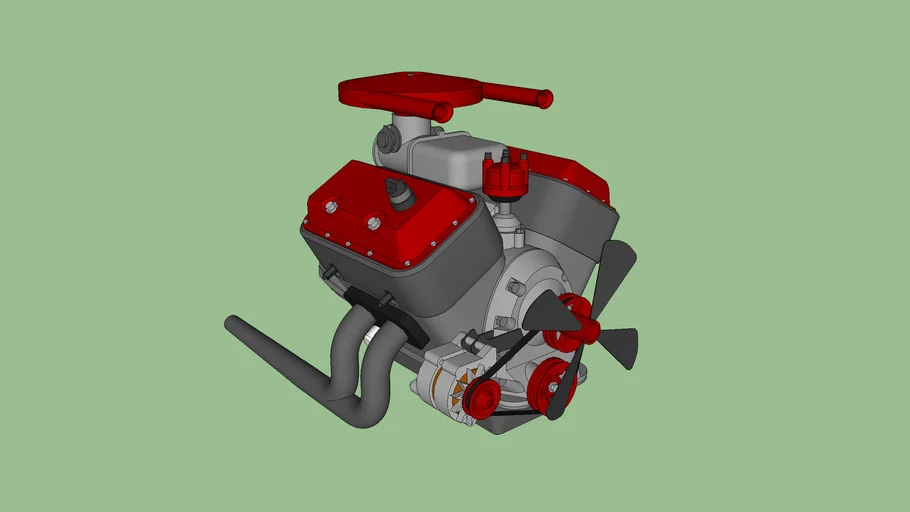 V4 Engine | 3D Warehouse