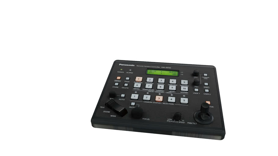 Panasonic AW-RP50 PTZ Control Surface | 3D Warehouse