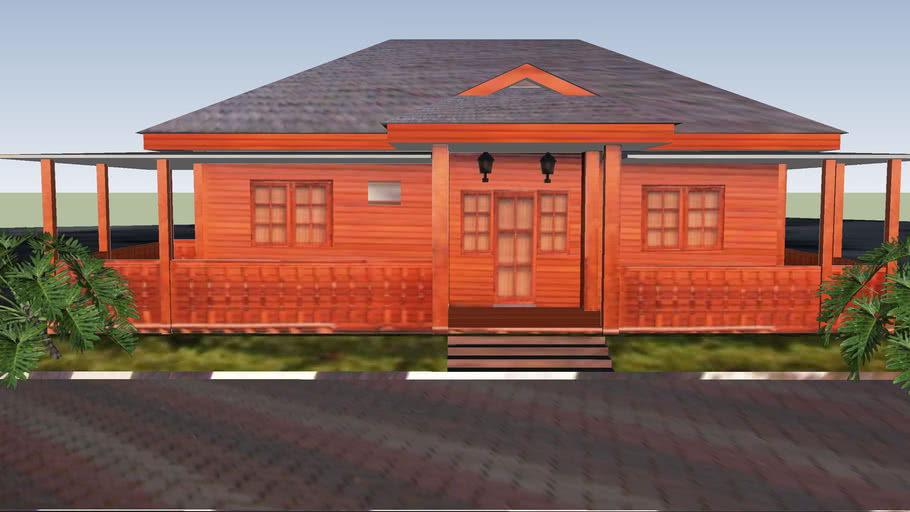 rumah kayu | 3D Warehouse