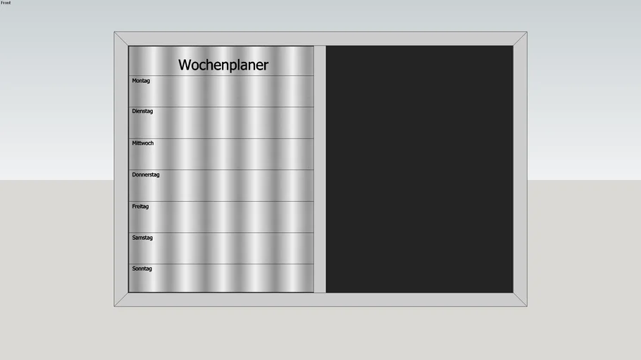Memo Board | 3D Warehouse