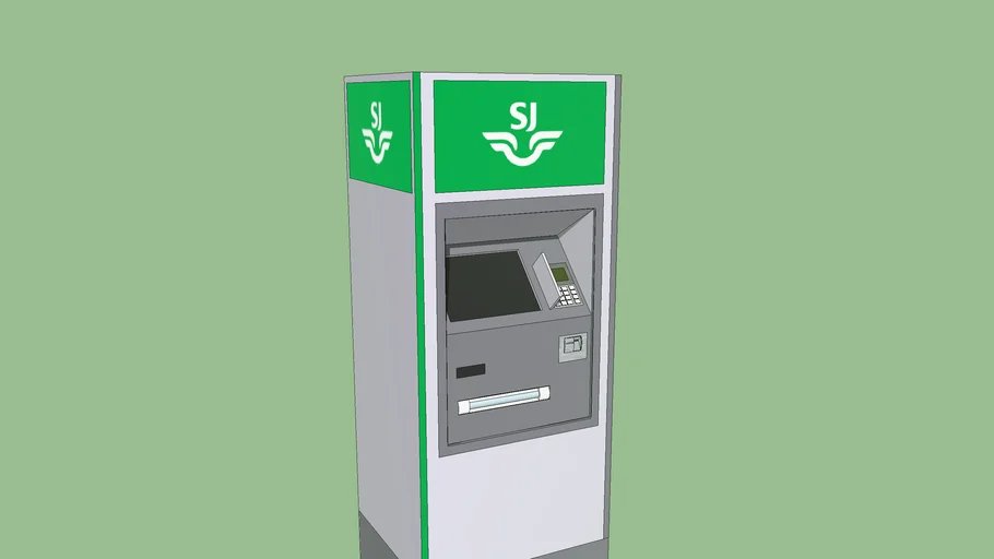 SJ Biljettautomat | 3D Warehouse