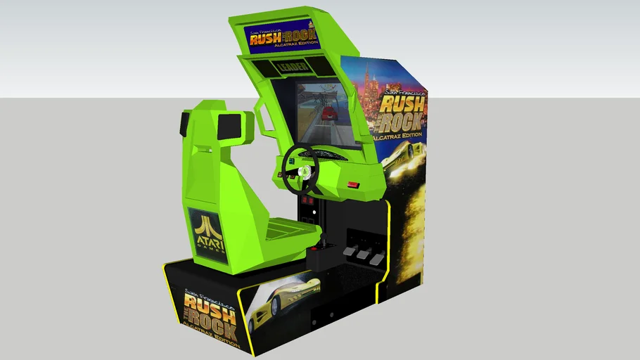 San Francisco Rush the Rock: Alcatraz Edition arcade game | 3D Warehouse