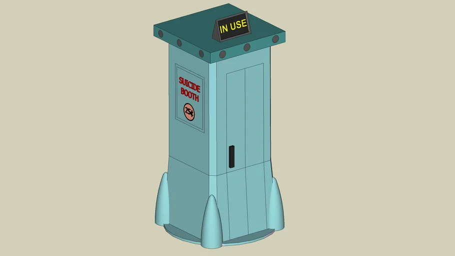 Futurama Suicide Booth | 3D Warehouse