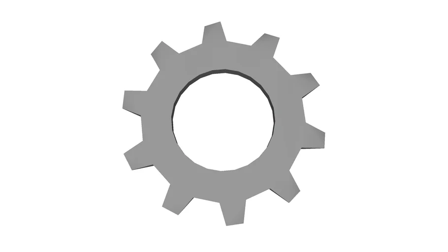 No-8 - Detailed External Star Washer | 3D Warehouse