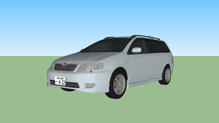 2006 Toyota Corolla Fielder | 3D Warehouse