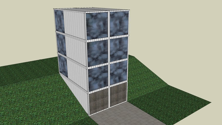 Container Tower House | 3D Warehouse