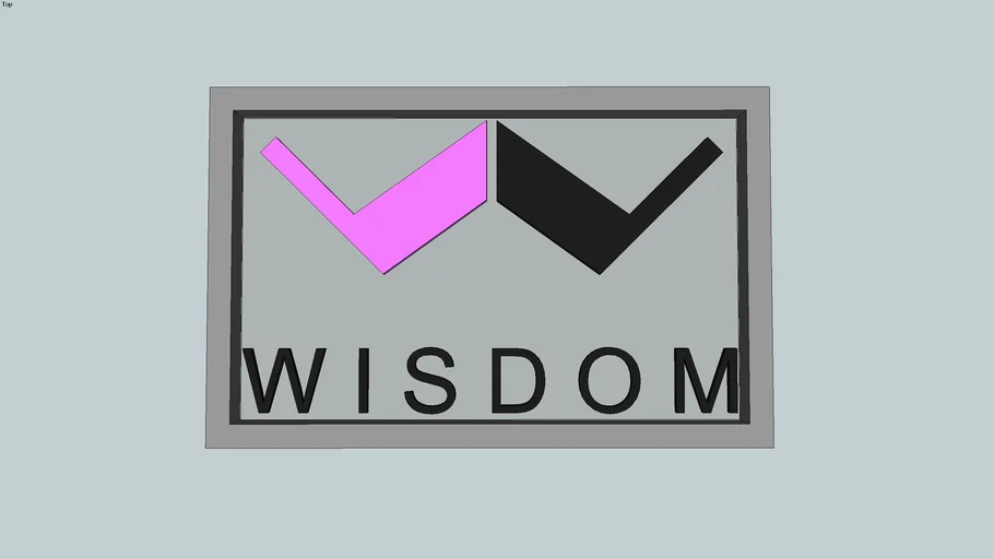 Wisdom 3D Logo | 3D Warehouse