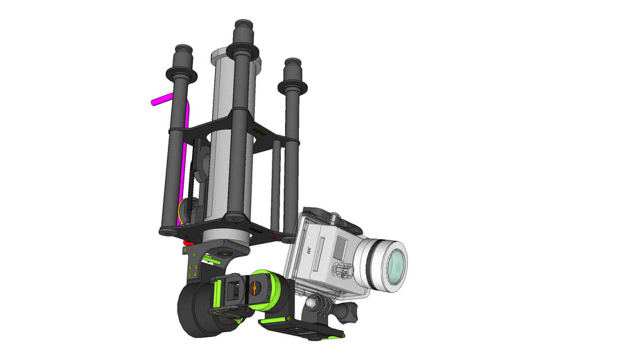 Gimbal With Adjustable up side down control | 3D Warehouse