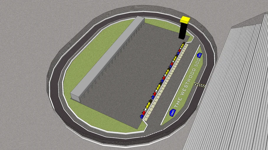 ANOTHER CUSTOM RACETRACK. ONE OF MY FAVORITES. | 3D Warehouse