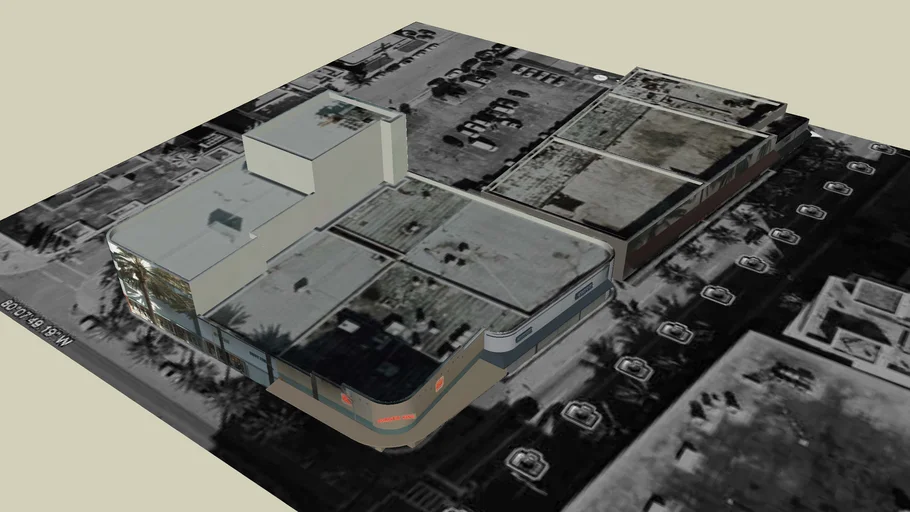 shops along collins ave and lincoln road | 3D Warehouse