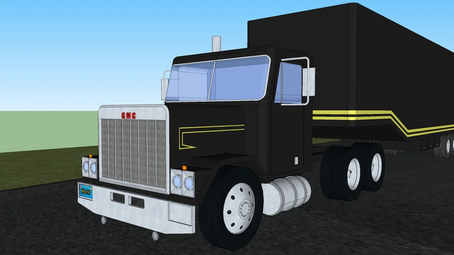 flag mobile unit/knight rider semi | 3D Warehouse