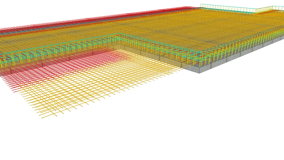 Typical Reinforced Valet Bay with R.Walls | 3D Warehouse