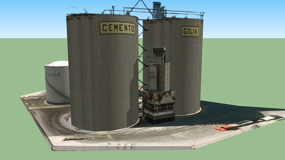 Silos de cemento Goliat | 3D Warehouse