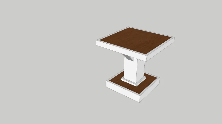 Large wooden bar table | 3D Warehouse