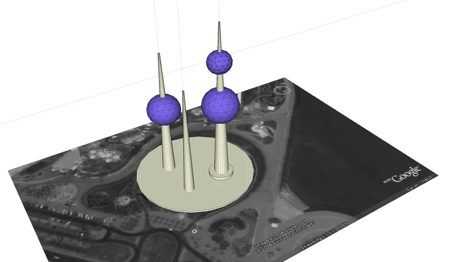 Kuwait Towers | 3D Warehouse