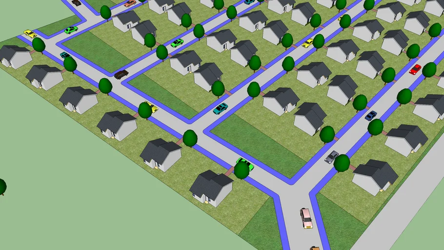 Site Plan Tanah Kavling | 3D Warehouse