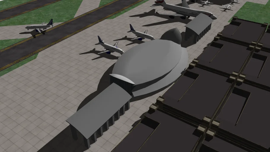 Small International Airport | 3D Warehouse