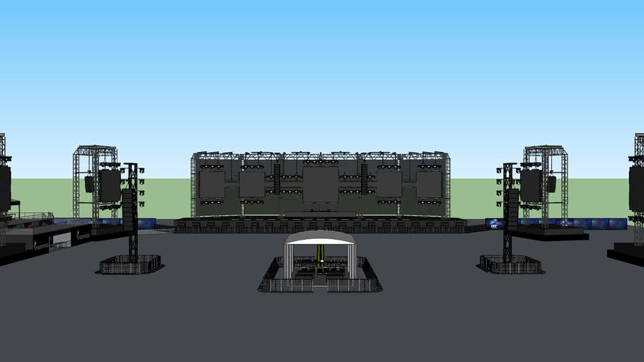 DJ Stage 360° | 3D Warehouse