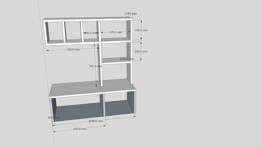 Book Rack | 3D Warehouse
