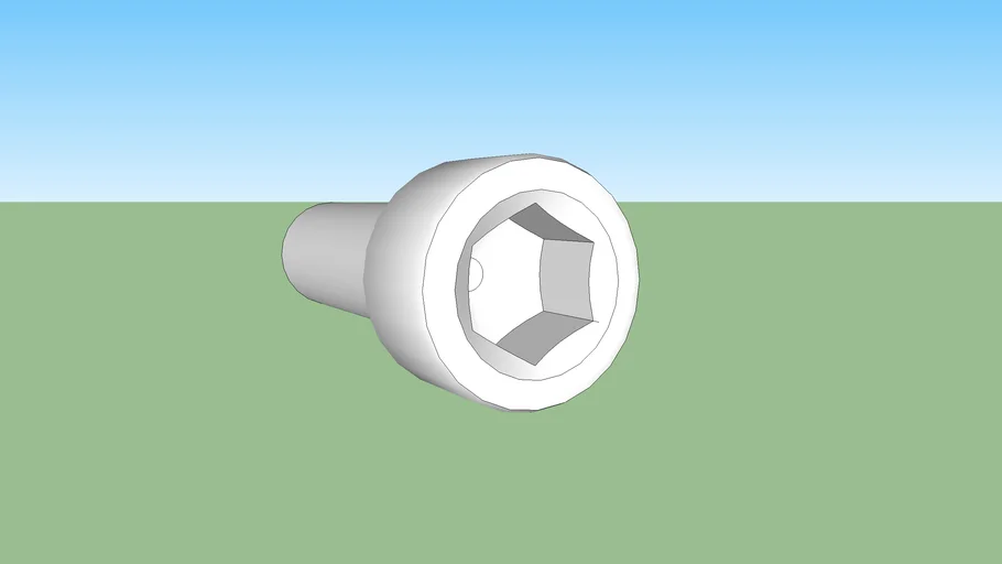 Allen screw M10x30 | 3D Warehouse