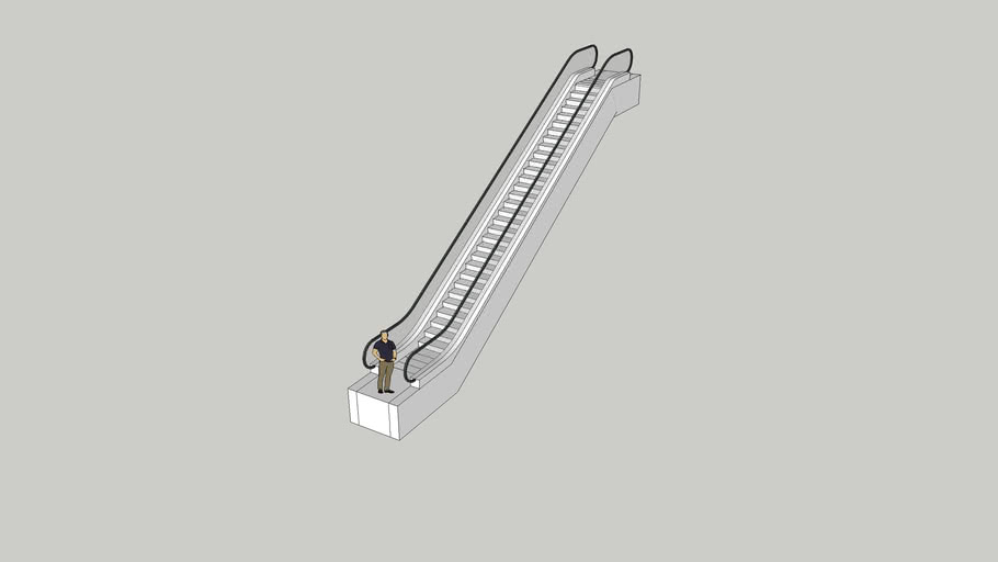 Dynamic Escalator (Input Floor Height) | 3D Warehouse