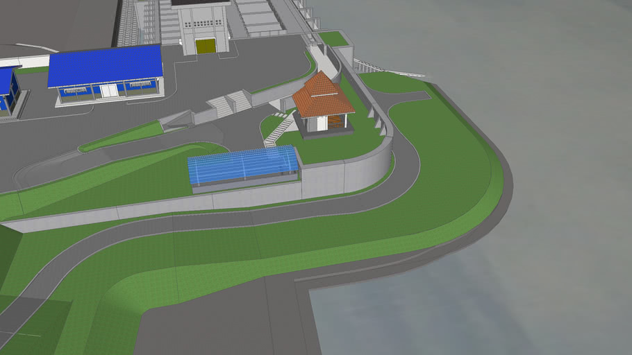 SEMARANG PUMPING STATION & RETARDING POND | 3D Warehouse