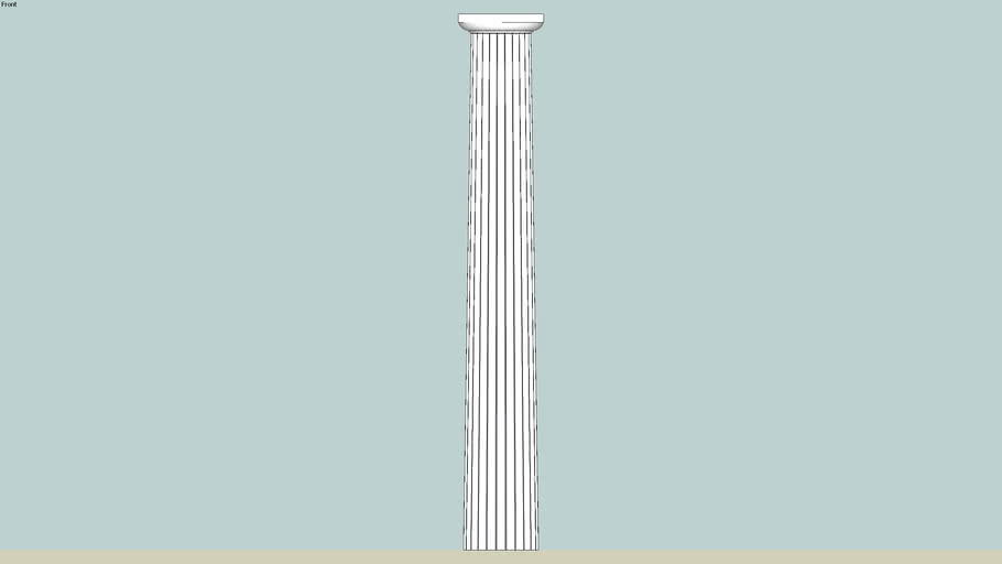 Greek Doric column | 3D Warehouse