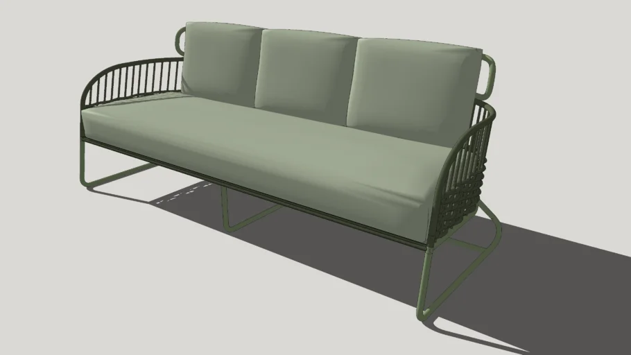 SOFÁ LOOP (A84XL200XP78) - DFL | 3D Warehouse