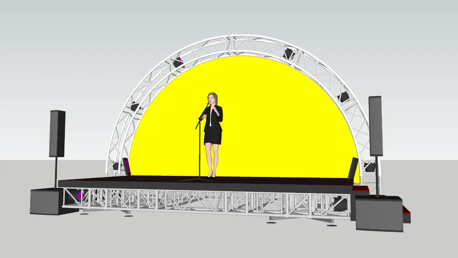 Sun Soaring stage platform | 3D Warehouse
