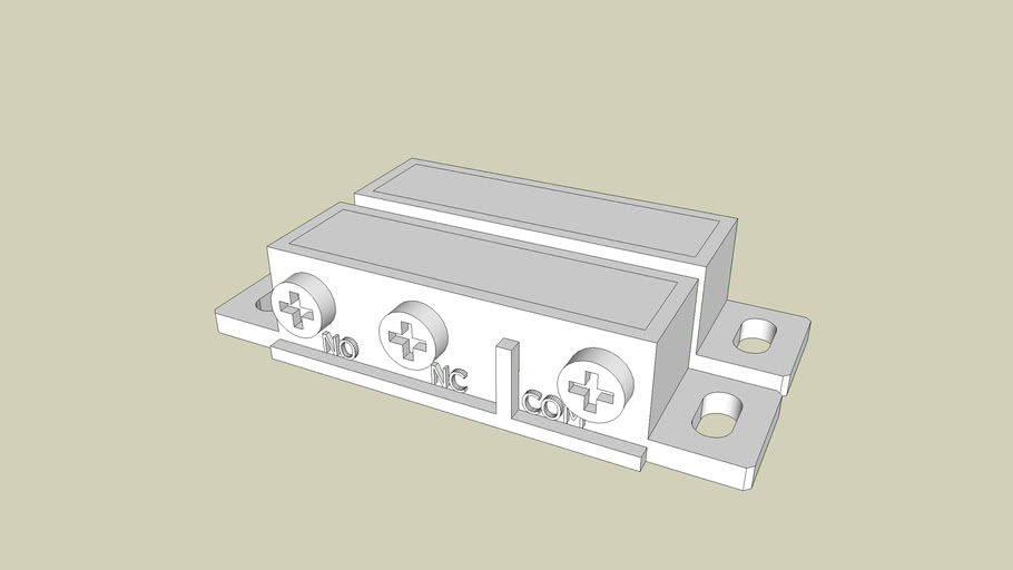 Magnetic Alarm Reed Switch | 3D Warehouse