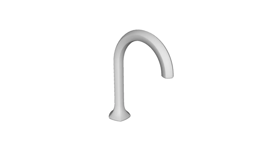 K-27008-N LAVATORY SPOUT (W/O HANDLES) - C SHAPE SPOUT (0.5 GPM) | 3D ...